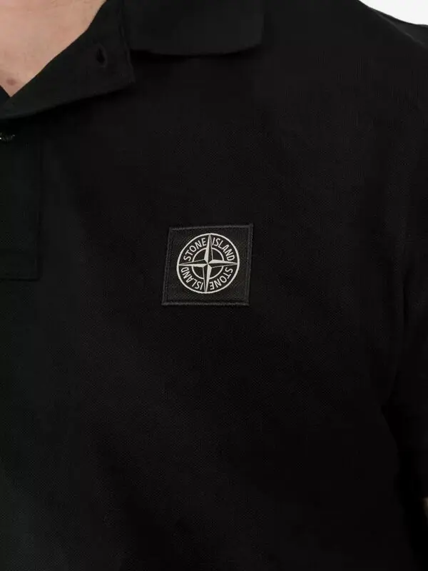 Stone Island Logo-patch Polo Shirt