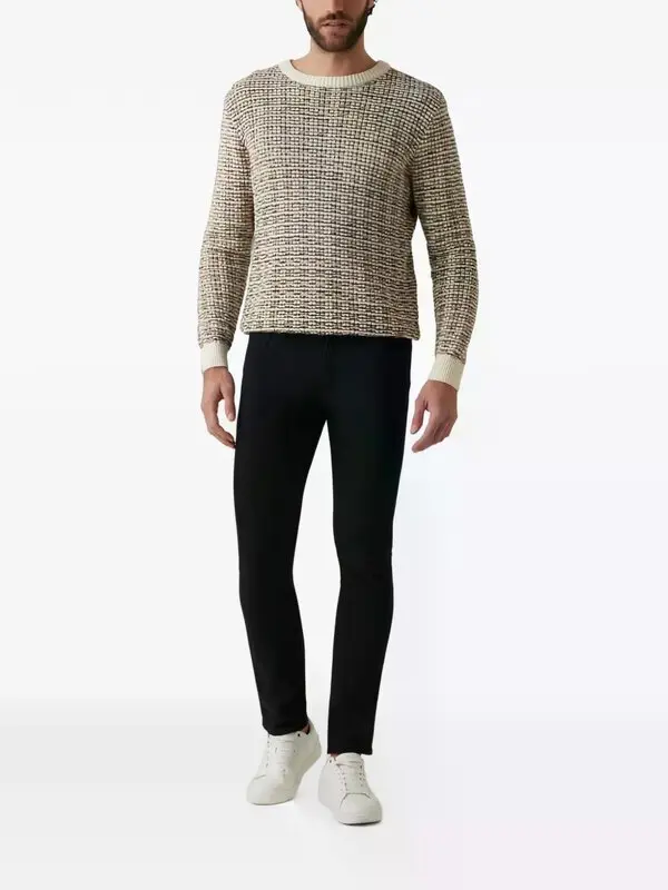 Guess Miami Logo-patch Jeans - Black
