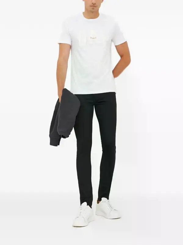 Guess Chris Logo-patch Jeans - Black
