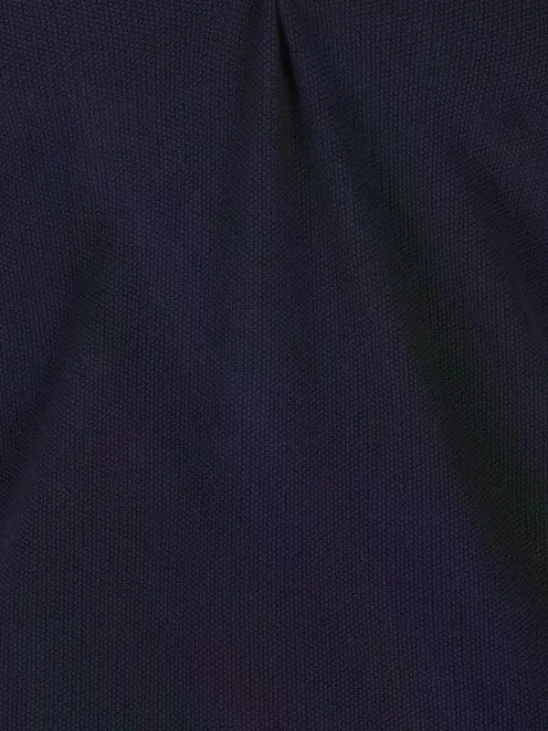 Saint Laurent Ribbed Polo T-shirt - Blue