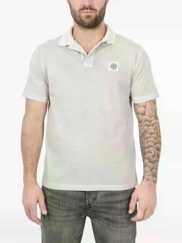 Stone Island Logo-patch Polo Shirt