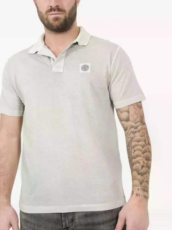 Stone Island Logo-patch Polo Shirt