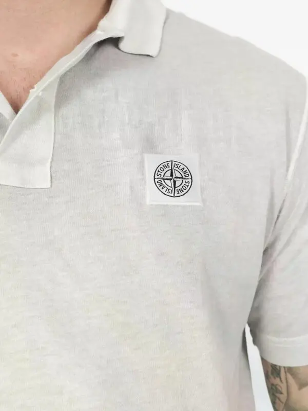 Stone Island Logo-patch Polo Shirt