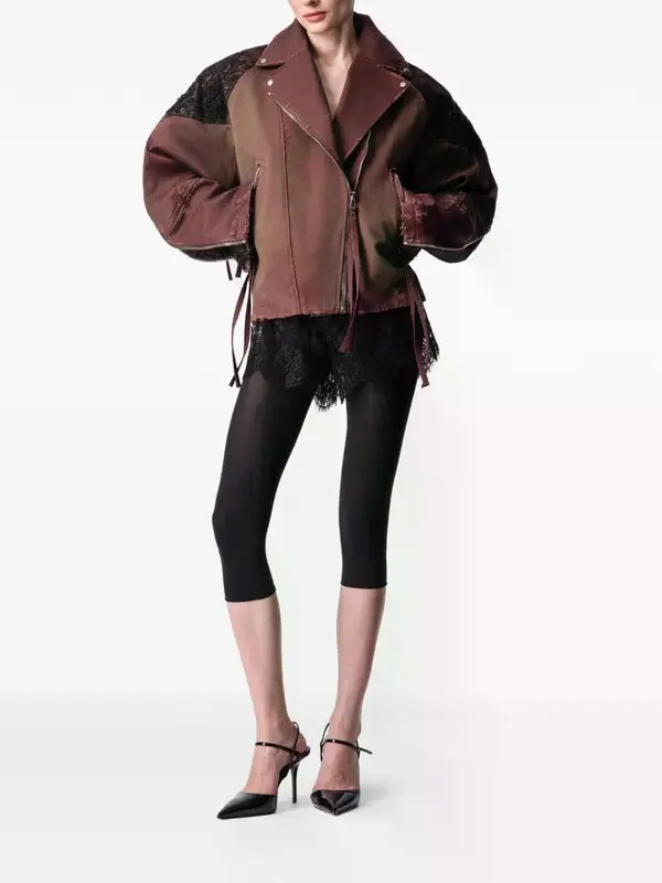 ARTICLE TEN Lace-paneled Jacket