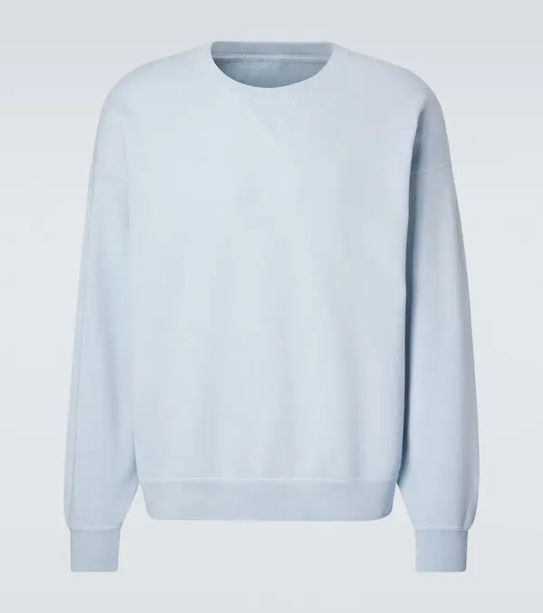 Visvim Jumbo Cotton Jersey Sweatshirt - Blue