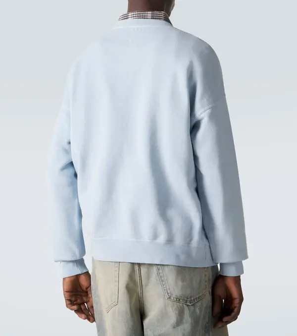 Visvim Jumbo Cotton Jersey Sweatshirt - Blue