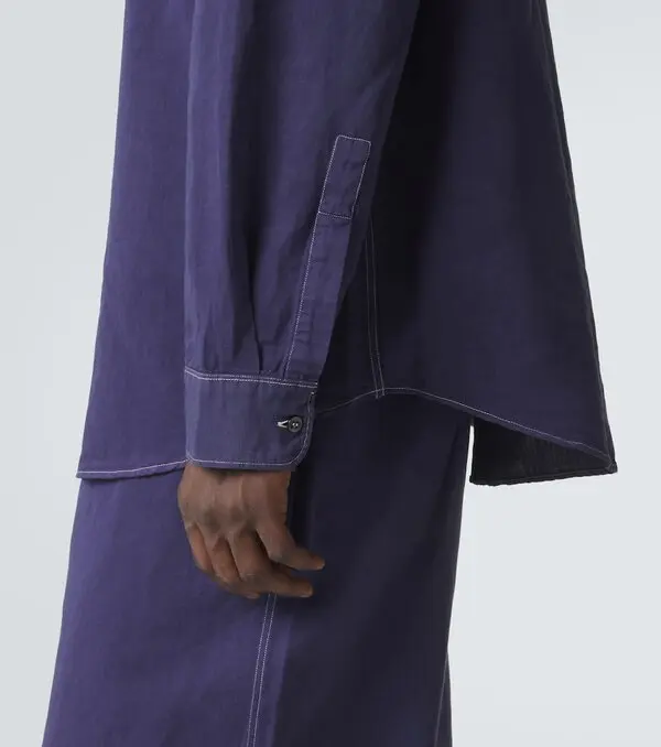 Studio Nicholson Louro Cotton And Linen Shirt