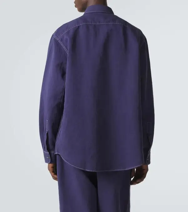 Studio Nicholson Louro Cotton And Linen Shirt