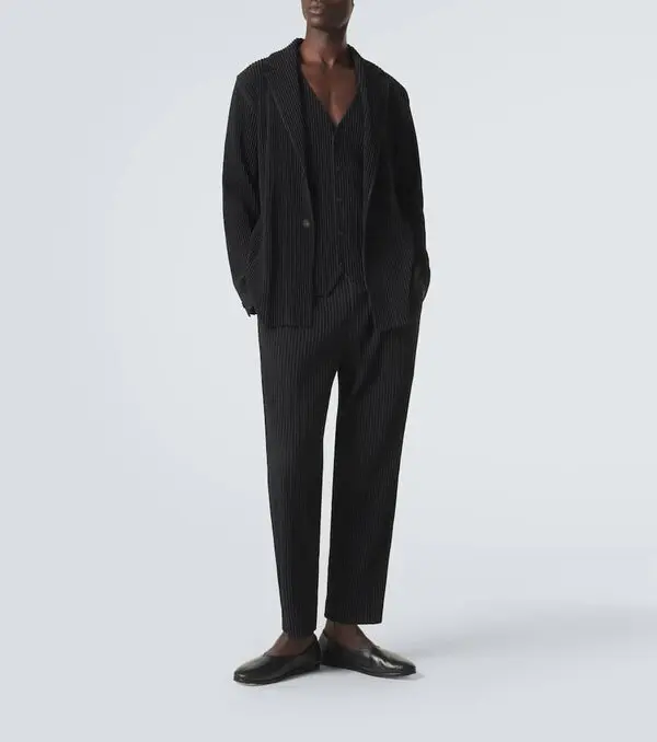 Issey Miyake Basics Pleated Straight Pants