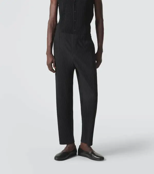 Issey Miyake Basics Pleated Straight Pants