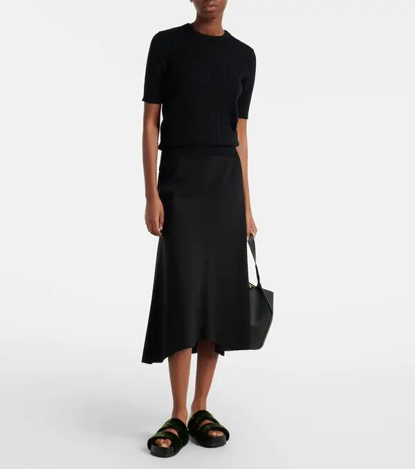 Plan C Ribbed Knit Top