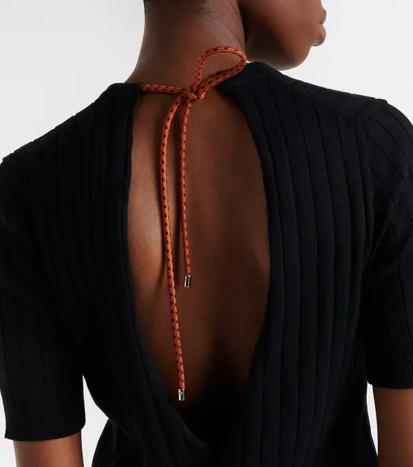 Plan C Ribbed Knit Top