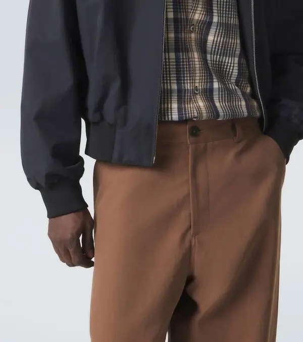 Studio Nicholson Bosworth Cotton Twill Wide-leg Trousers