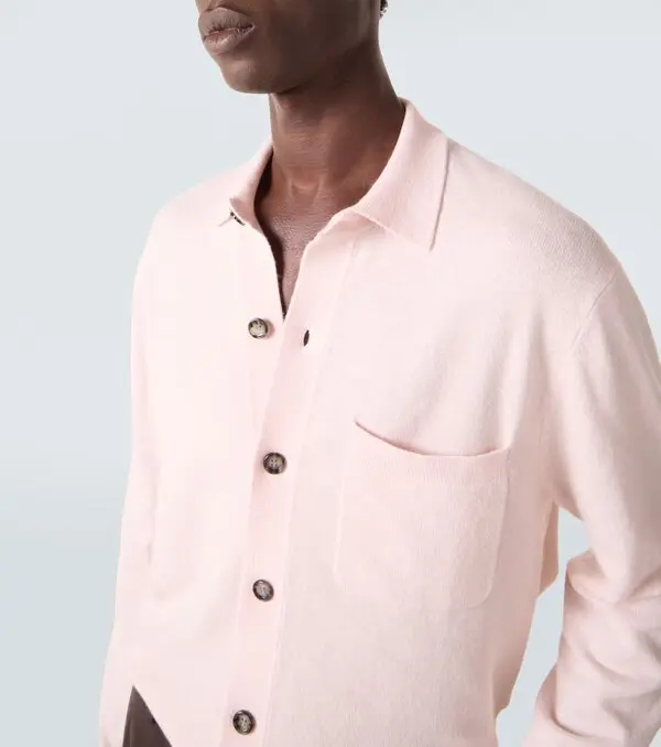 ALLUDE Cotton And Cashmere Overshirt