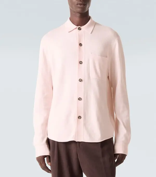 ALLUDE Cotton And Cashmere Overshirt