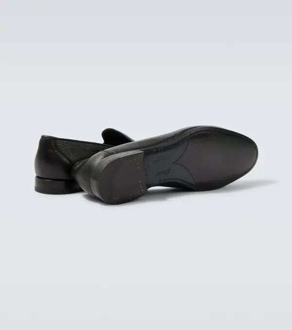 Brioni Appia Leather Loafers