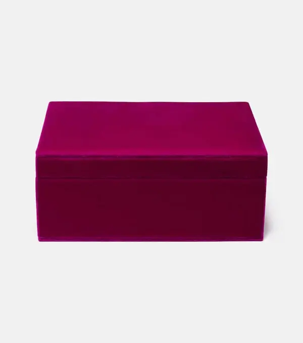 Sophie Bille Brahe Tresor Grande Velvet Jewelry Box - Red