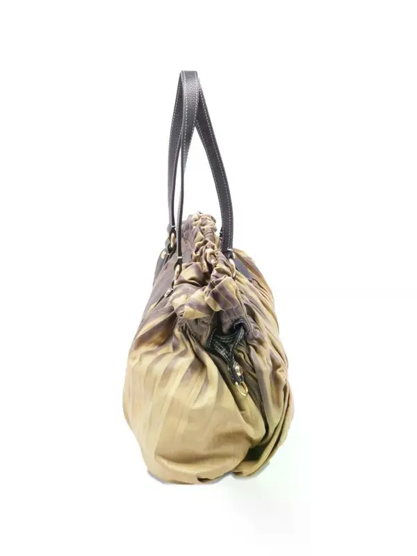 Etro Pleated Ombre Leather Shoulder Bag