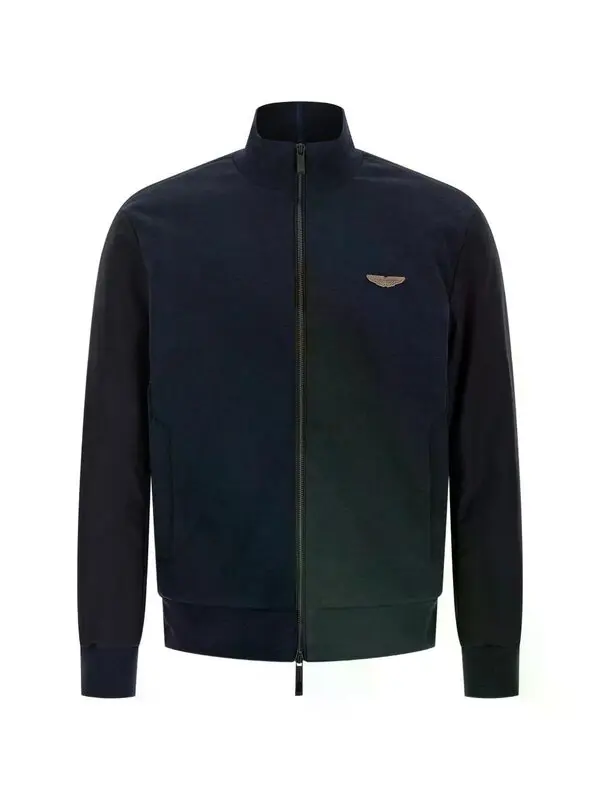 BOSS X Aston Martin Zipped Bomber Jacket - Blue