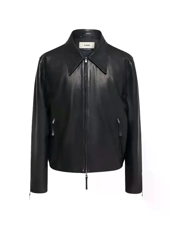 O.FILES Leather Jacket