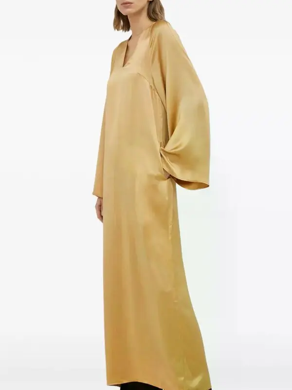 BY MALENE BIRGER V-neck Maxi Dress - Yellow
