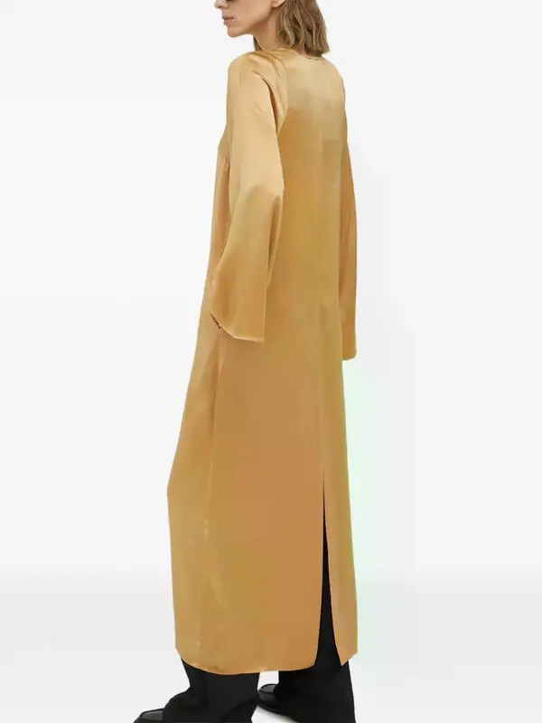 BY MALENE BIRGER V-neck Maxi Dress - Yellow