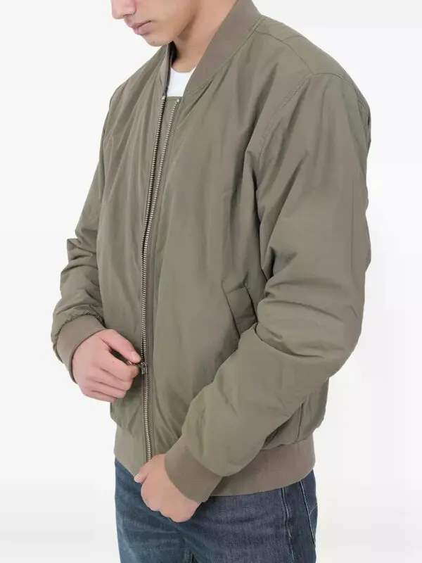 Nn07 Dixon Zip-up Bomber Jacket - Green
