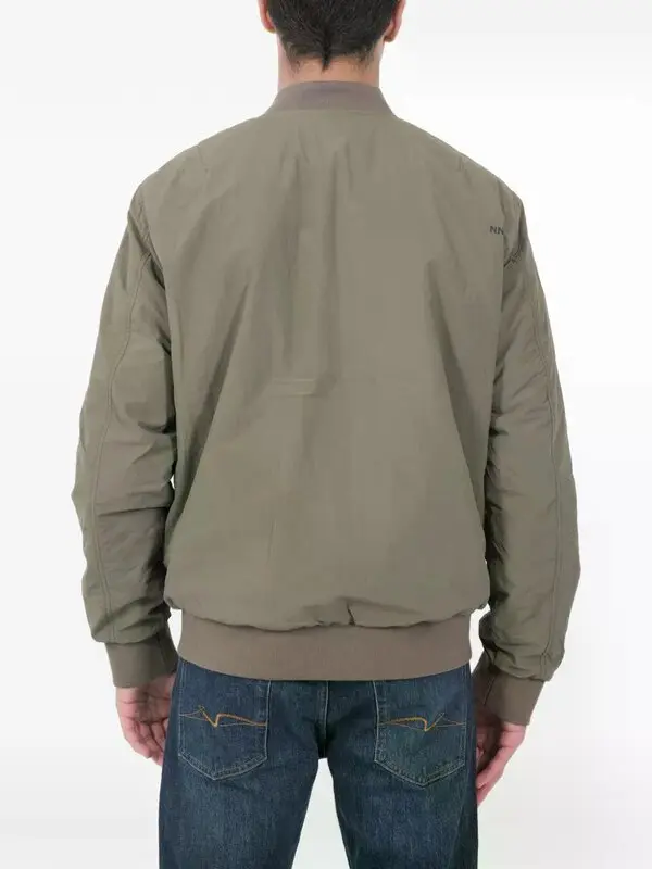 Nn07 Dixon Zip-up Bomber Jacket - Green