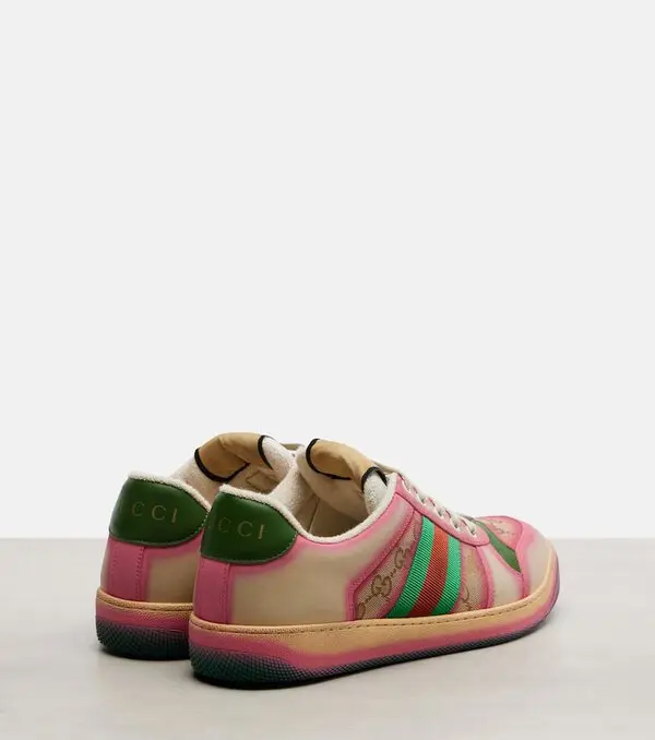 Gucci Screener Leather Sneakers
