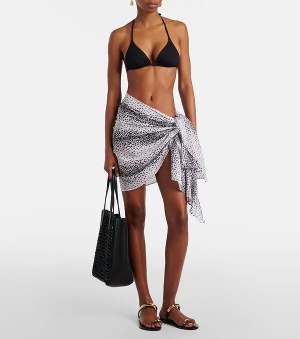 Heidi Klein Icaria Cotton And Silk Beach Cover-up
