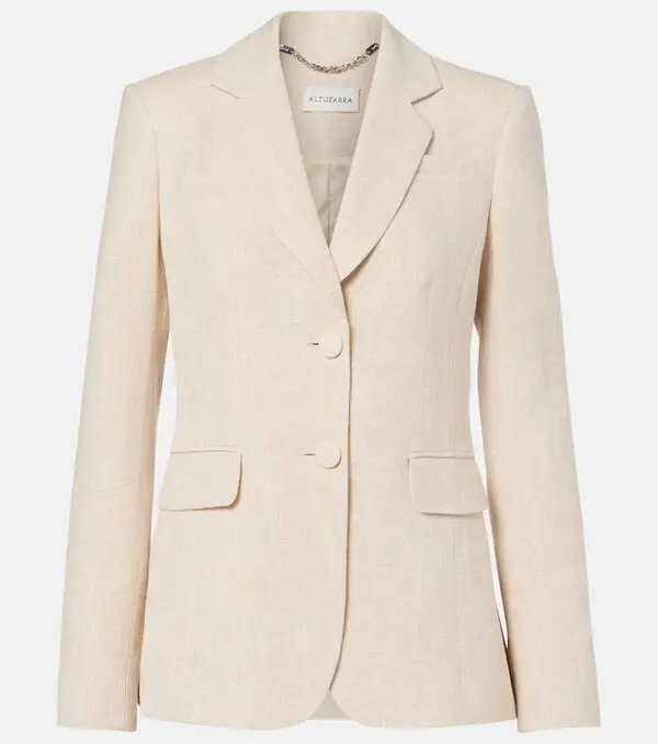 Altuzarra Fenice Linen-blend Blazer