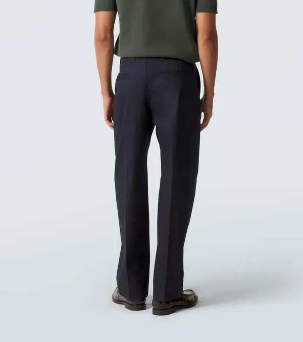 Gucci Printed Cotton Twill Straight Pants