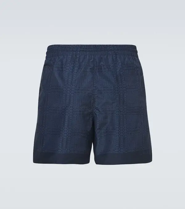 Gucci Interlocking G Poplin Swim Trunks
