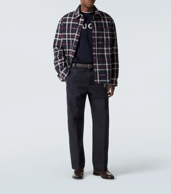 Gucci Logo Cotton Jersey Sweatshirt