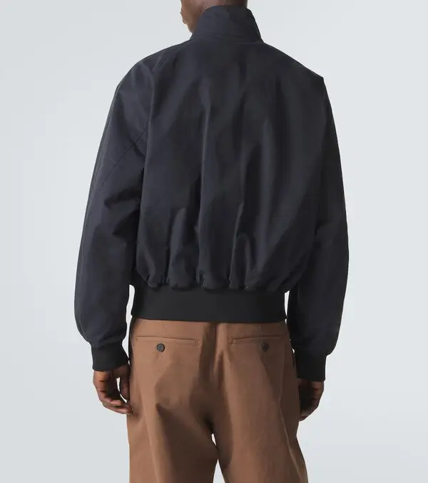 Studio Nicholson Cotton-blend Bomber Jacket - Blue