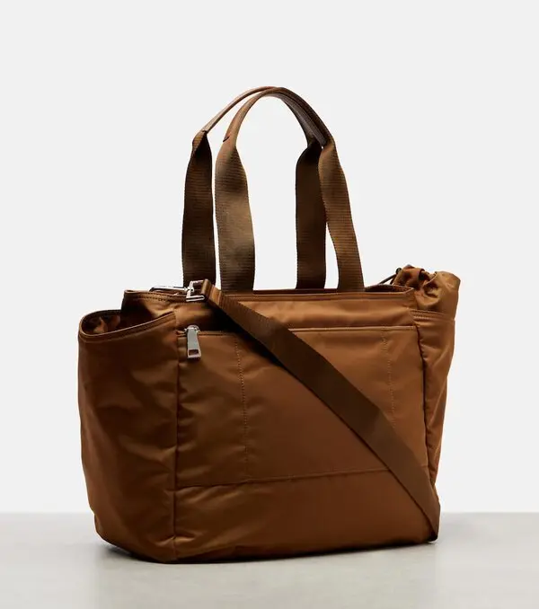 Prada Re-nylon Diaper Bag - Brown