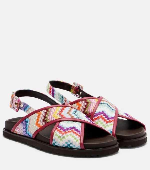 Missoni Allan Zigzag Sandals - Multicoloured