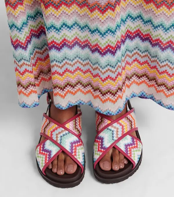 Missoni Allan Zigzag Sandals - Multicoloured