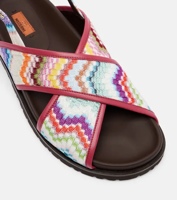 Missoni Allan Zigzag Sandals - Multicoloured