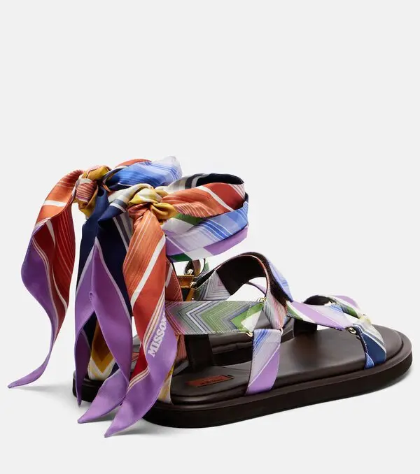 Missoni Maud Chevron Twill Sandals