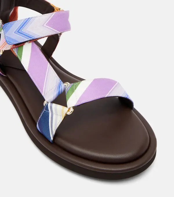 Missoni Maud Chevron Twill Sandals
