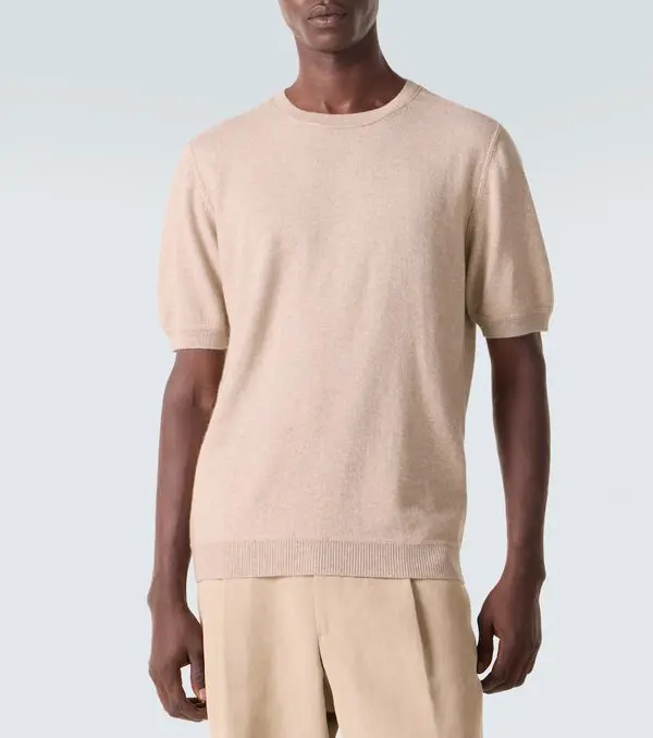 ALLUDE Cotton And Cashmere Sweater - Beige
