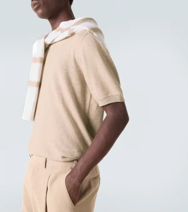 ALLUDE Cotton And Cashmere Sweater - Beige