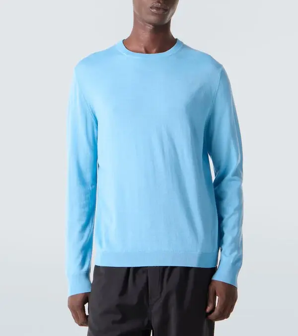 ALLUDE Virgin Wool Crewneck Sweater