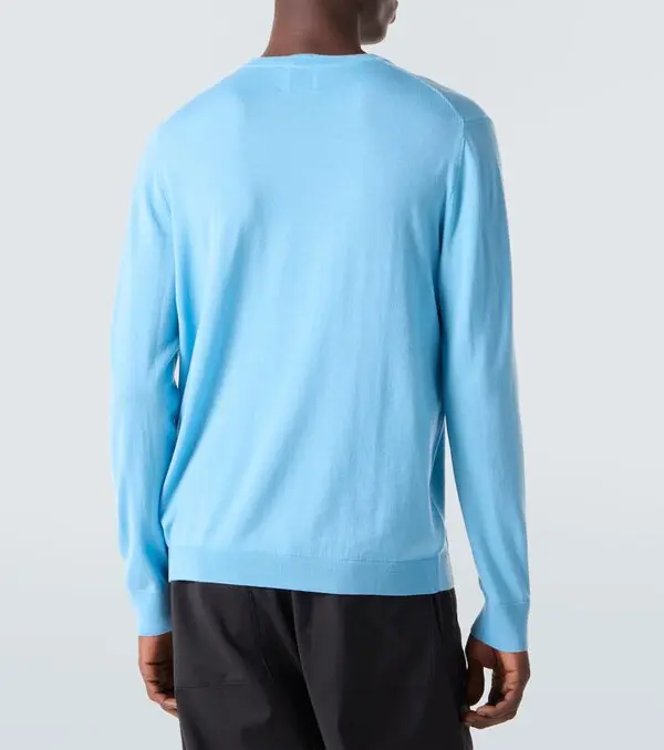 ALLUDE Virgin Wool Crewneck Sweater