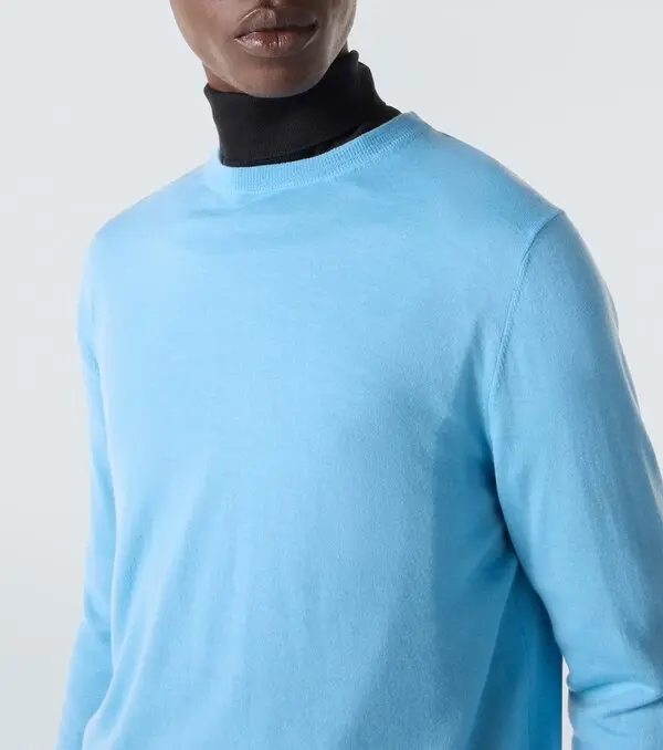 ALLUDE Virgin Wool Crewneck Sweater
