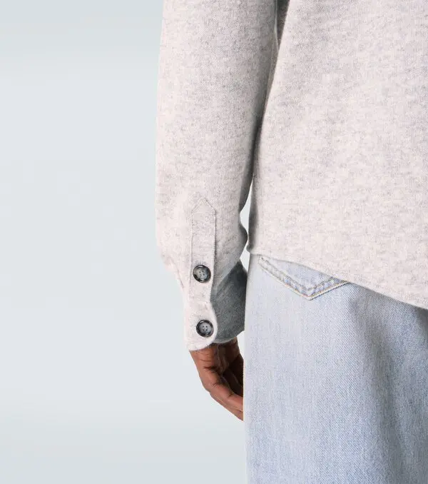 ALLUDE Cotton And Cashmere Overshirt