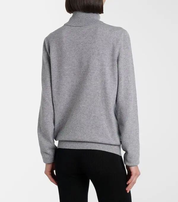 Saint Laurent Cashmere Turtleneck Sweater - Grey