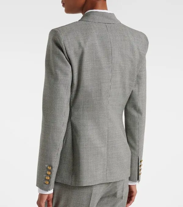 BLAZÉ MILANO Charmer Houndstooth Virgin Wool Blazer