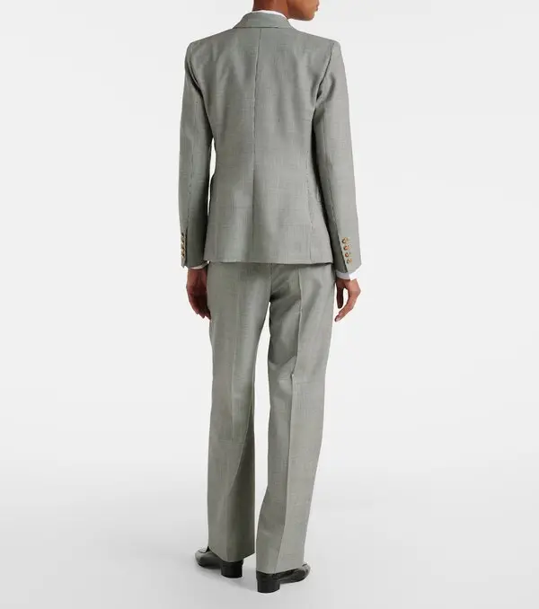 BLAZÉ MILANO Fox Houndstooth Straight Pants